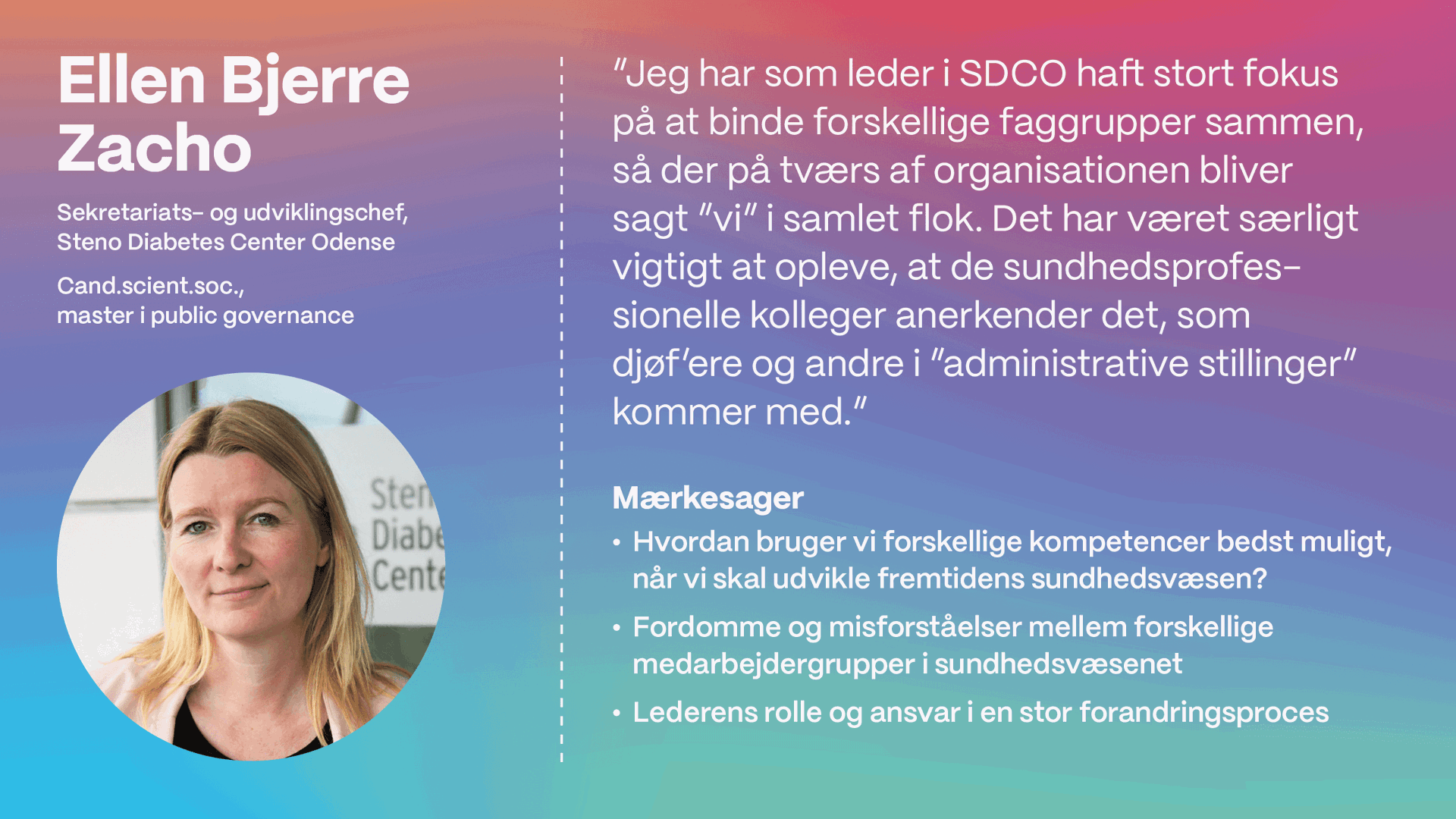 Mød de danske Steno Diabetes Centre på Folkemødet 2024